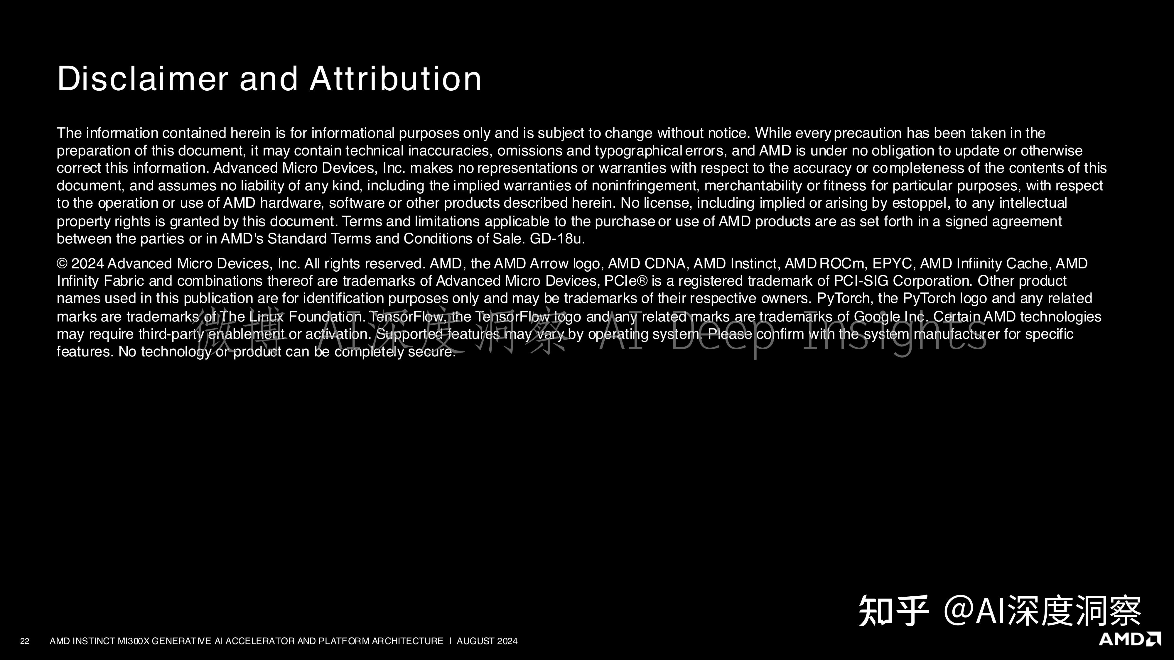AMD InstinctTM MI300X Generative AI Accelerator and Platform ...