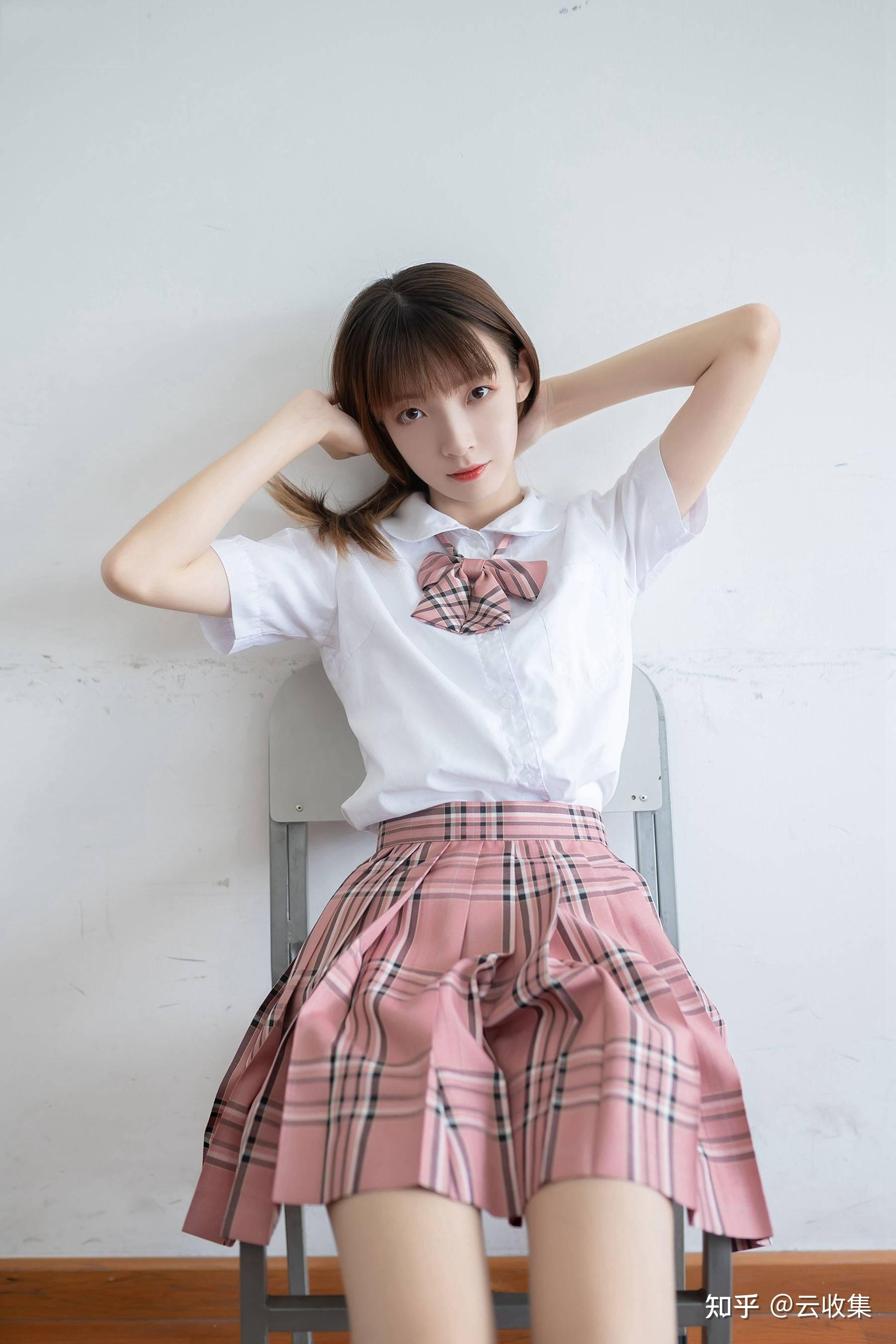 [风之领域] NO.108 JK学妹风情百褶裙 写真集[49P] - 知乎