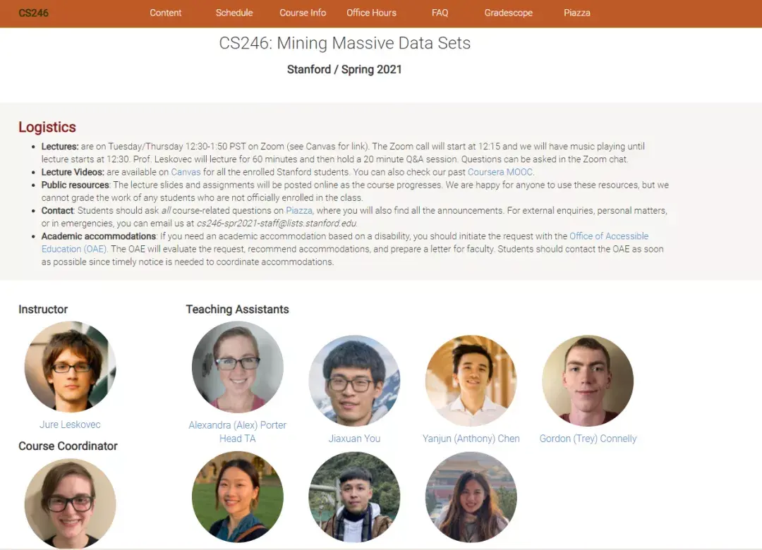 斯坦福CS246《大数据挖掘》2021课程开始了！Jure Leskovec大牛主讲，附课程PPT下载 - 知乎