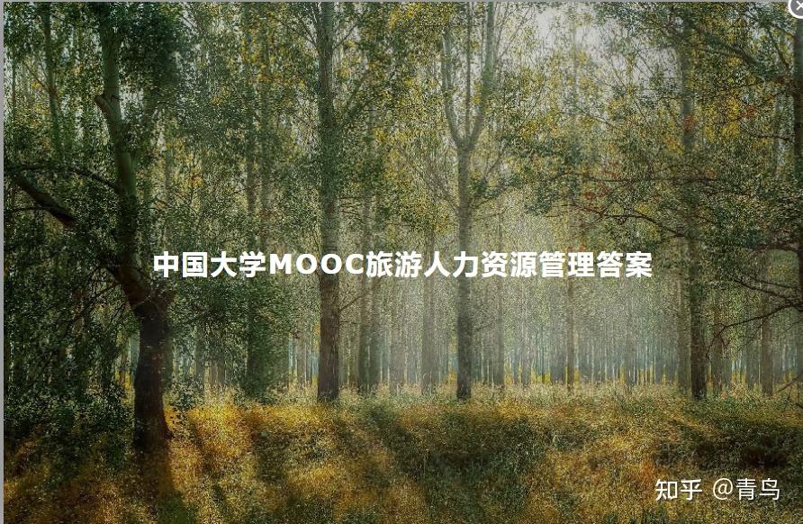 中国大学MOOC旅游人力资源管理答案 - 知乎