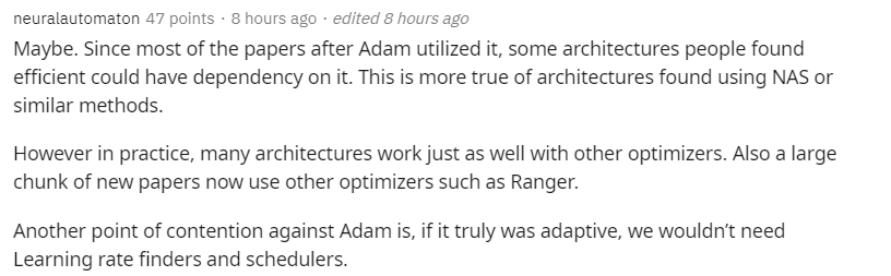 Adam真的是最好的优化器吗？有人认为不过是神经网络进化的结果 - 知乎