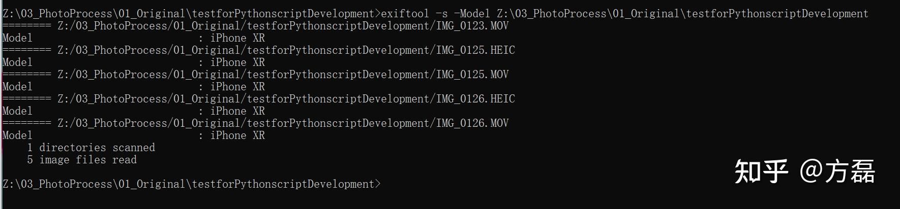 Exiftool命令行基本操作实践与提高(Windows) - 知乎