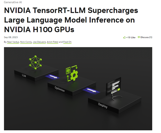 将大语言模型推理能力提升数倍，英伟达推出NVIDIA TensorRT-LLM - 知乎