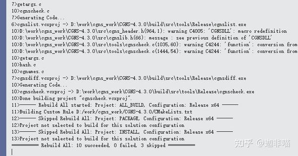 Win11+VS2022+CGNS4.3.0+Intel Fortran源码编译CGNS动态库 - 知乎