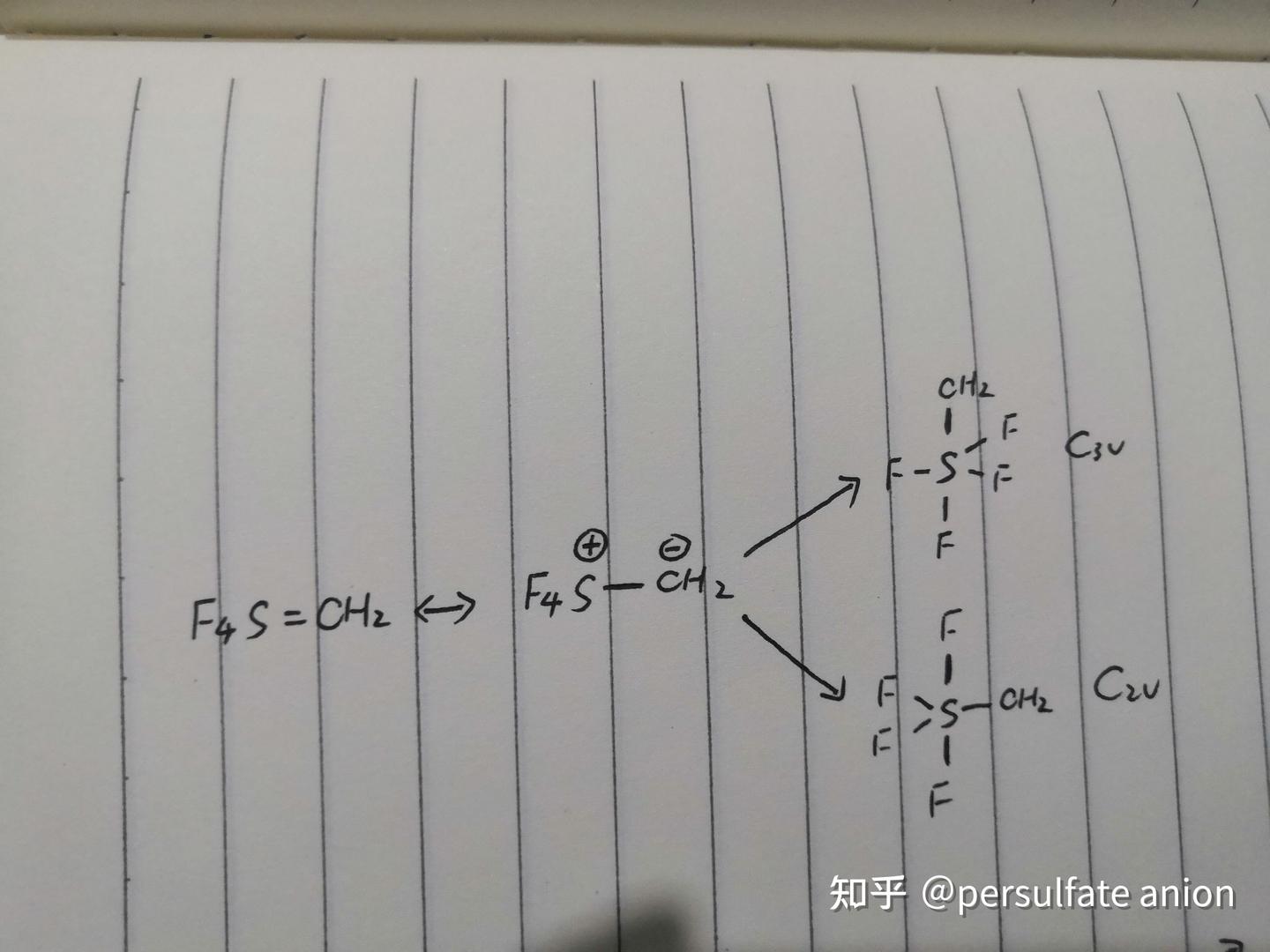 有味道的结构化学 Day.7.从CH2SF4看给体-受体相互作用 - 知乎