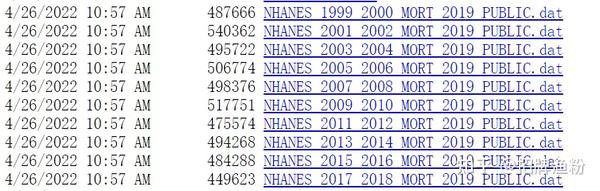 NHANES获取死亡数据（R语言） - 知乎