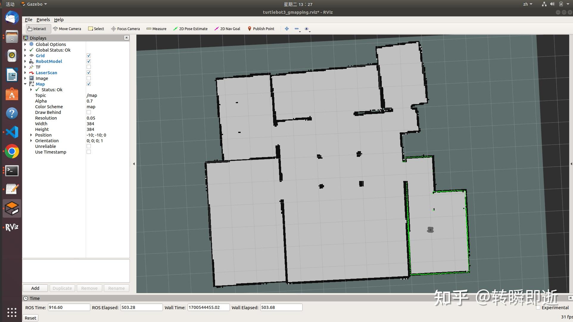 基于TurtleBot3的仿真slam建模与导航(Gazebo建模) - 知乎