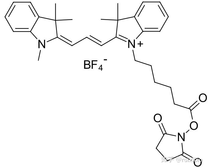 近红外染料CY3标记N-羟基琥珀酰亚胺 Cyanine3 NHS ester CAS：146368-16-3【花菁染料】 - 知乎