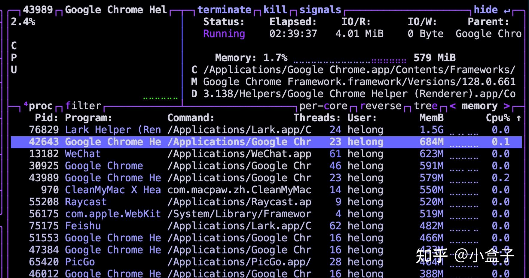 还在用 top htop? 赶紧换 btop 吧，真香！ - 知乎