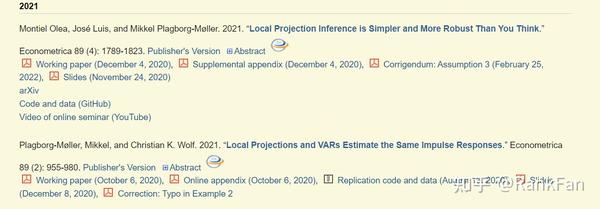 Local Projections vs. VARs - 知乎