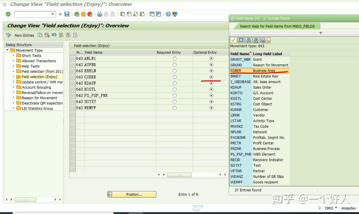 SAP VL02N对交货单执行PGI,报错 -Fld selectn for mvmt type 643 acct – - 知乎