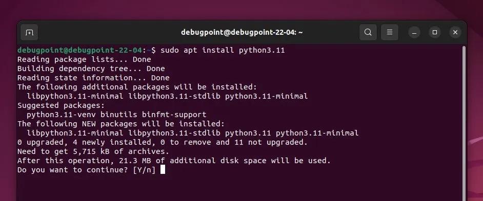 如何在 Ubuntu 等 Linux 中安装 Python 3.11 | Linux 中国 - 知乎