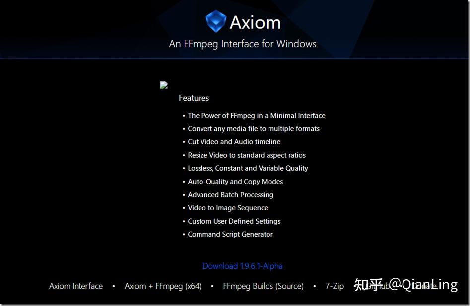 推荐一个FFMPEG的GUI：Axiom - 知乎