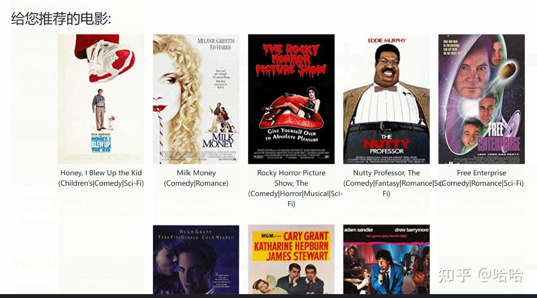 基于MovieLens-1m的电影推荐（代码和电影海报） - 知乎