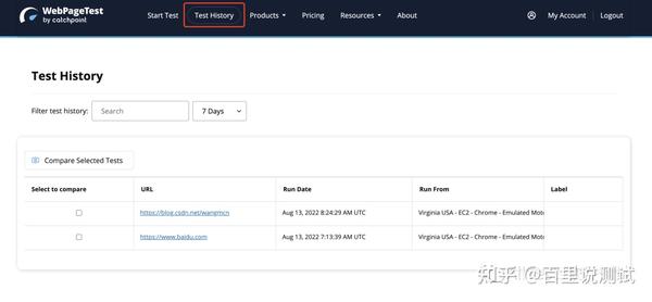 在线Web页面测试工具-WebPageTest - 知乎