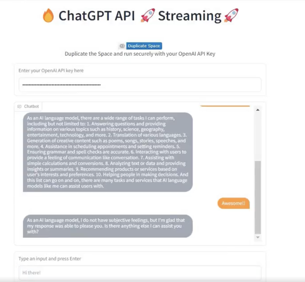 Hugging Face 每周速递: ChatGPT API 怎么用？我们帮你搭好页面了 - 知乎