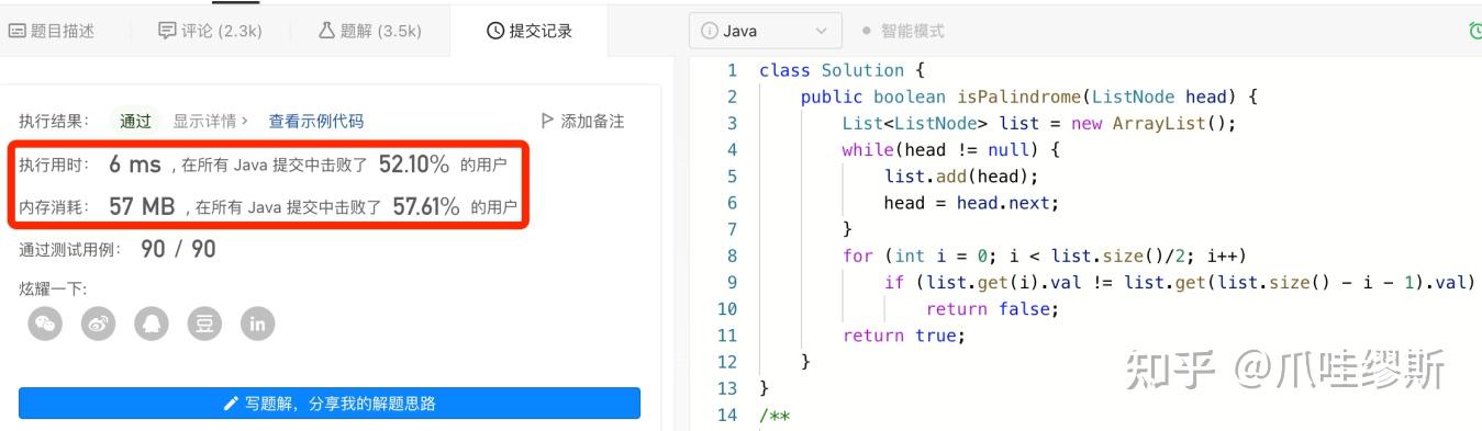 图解LeetCode——234. 回文链表 - 知乎