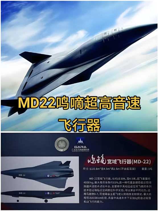 MD-22“鸣镝”，国产7马赫无人空天战机已横空出世，美国早已震惊了吗？ - 知乎