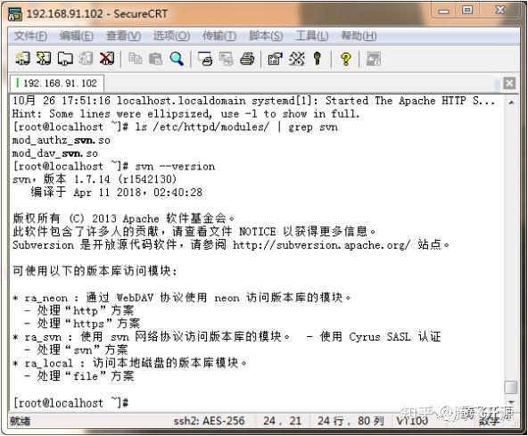 CentOS7下Subversion安装配置 - 知乎