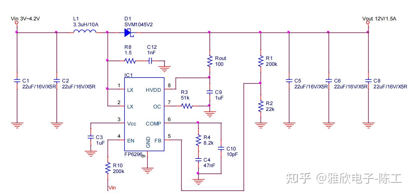 FP6296-内置10A/14V MOS的大电流DC/DC升压芯片 - 知乎