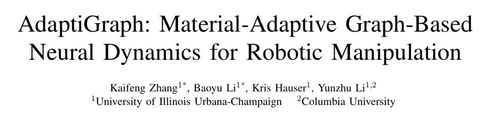 Talk｜伊利诺伊大学香槟分校张凯风：AdaptiGraph - 材料自适应的图神经动力学模型 - 知乎