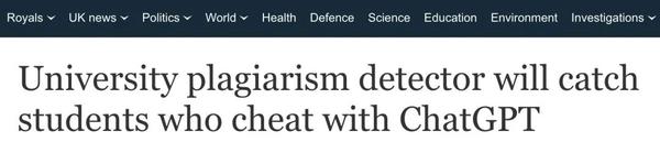 ChatGPT写论文，学生被判定作弊案例 - 知乎