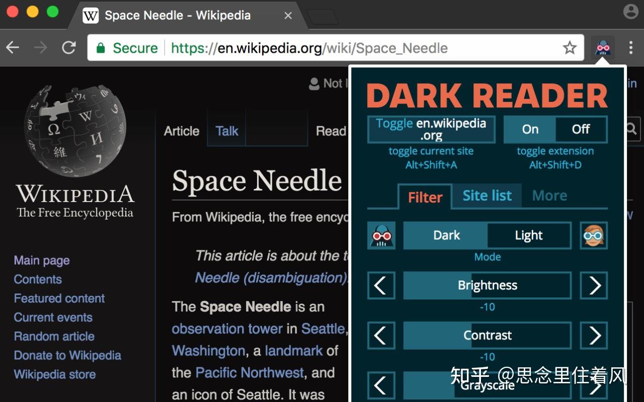 Dark Reader 让你的浏览器不仅是暗黑和白昼模式 - 知乎