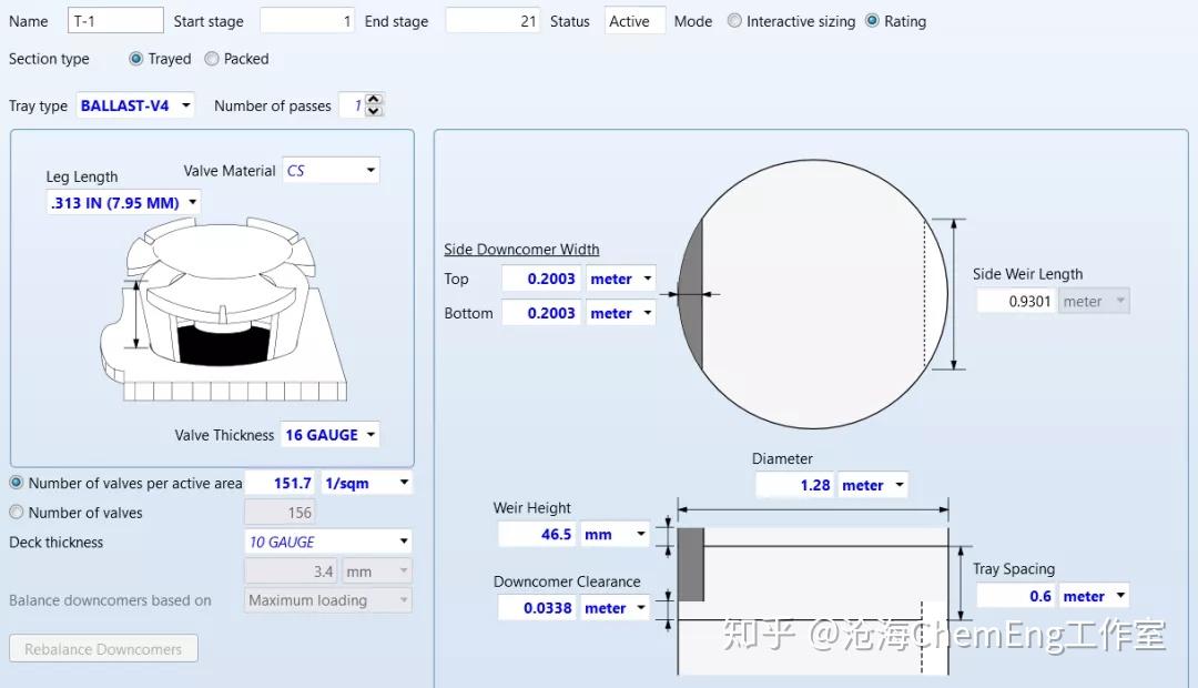 有没有关于aspen反应精馏的精馏塔具体教程呢？ - 知乎