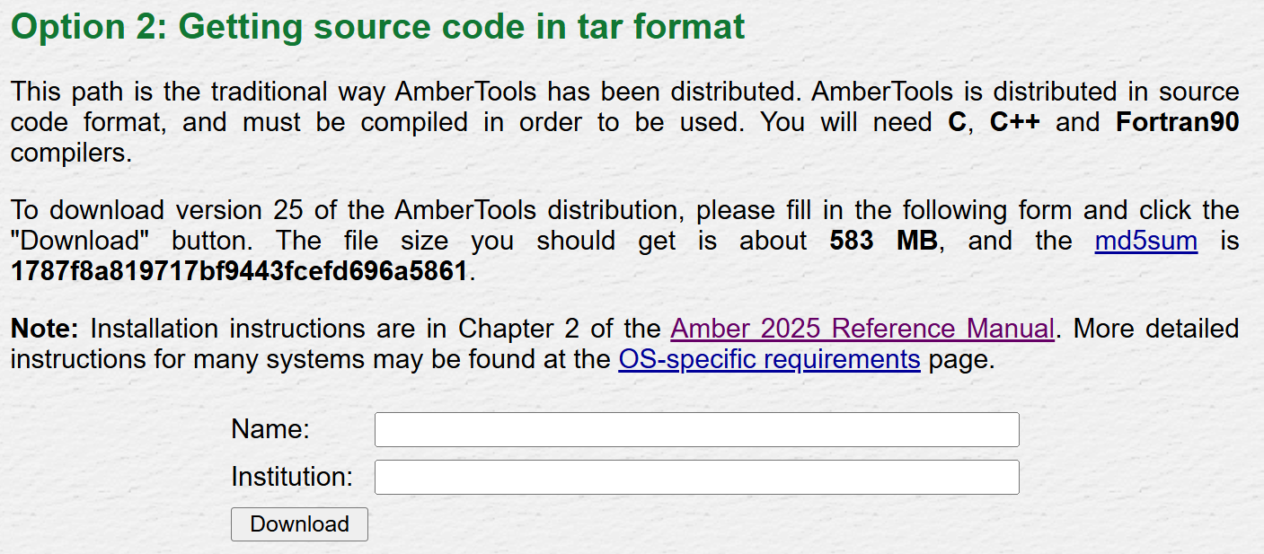 WSL2 上的 Amber 24 与 Ambertools 25 编译安装 - 知乎