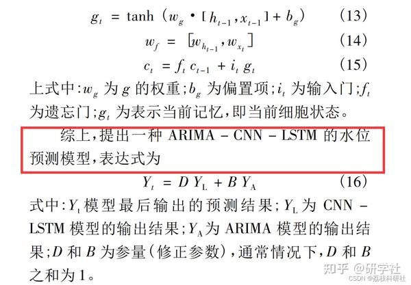 基于ARIMA-CNN-LSTM预测模型研究（Python代码实现） - 知乎