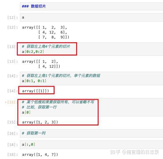 「Python数据科学」NumPy多维数组的索引与切片 - 知乎