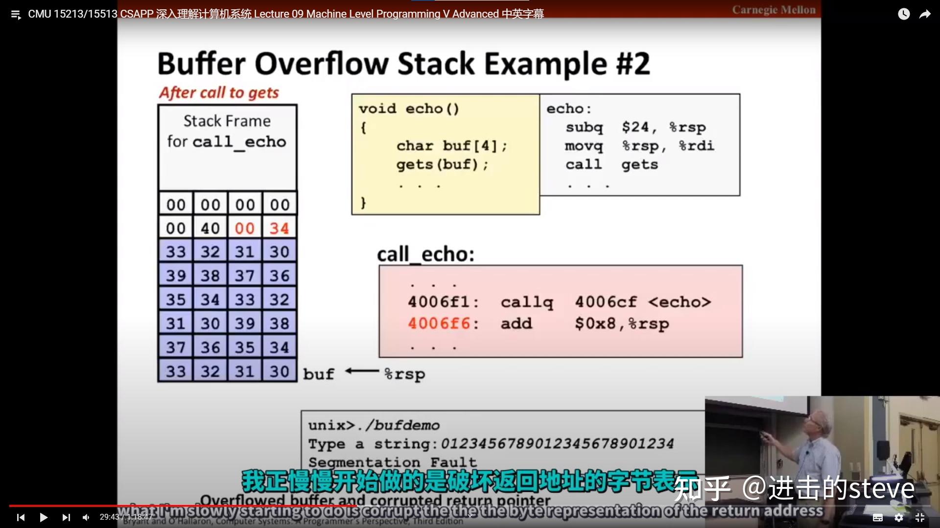 CMU 15513 CSAPP | 深入理解计算机系统 | Lecture 09 Machine Level Programming V Advanced - 知乎