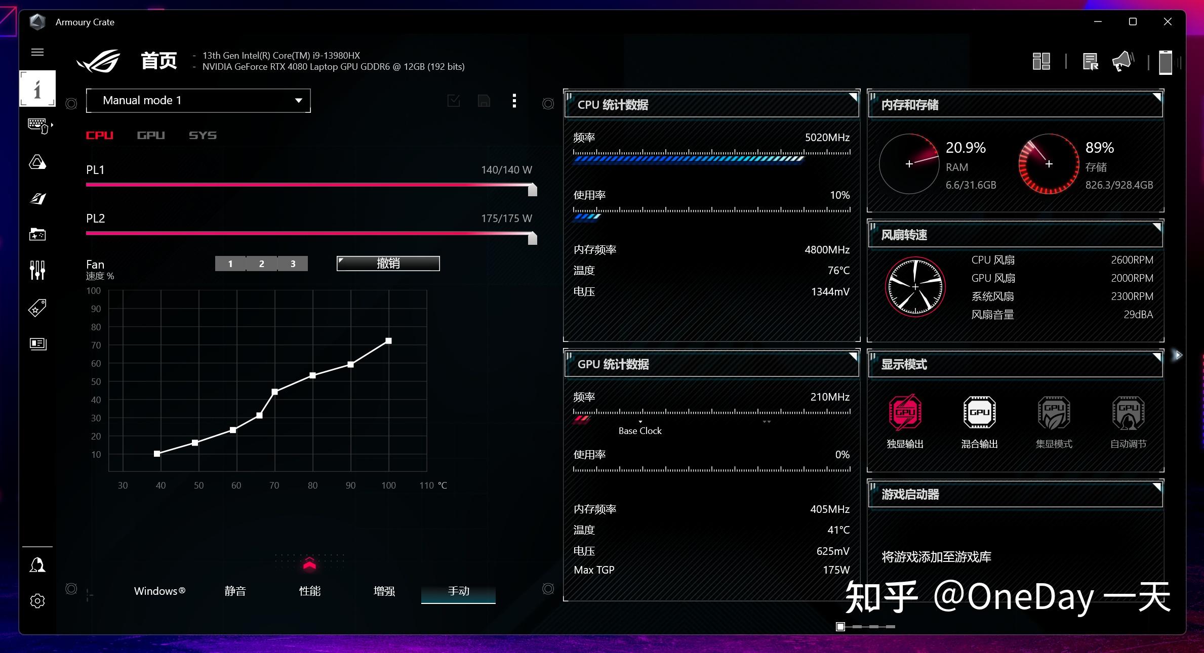 探索 13 代酷睿 Hx 系列能效曲线!rog 枪神 7 Plus 超竞版处理器性能测试 知乎