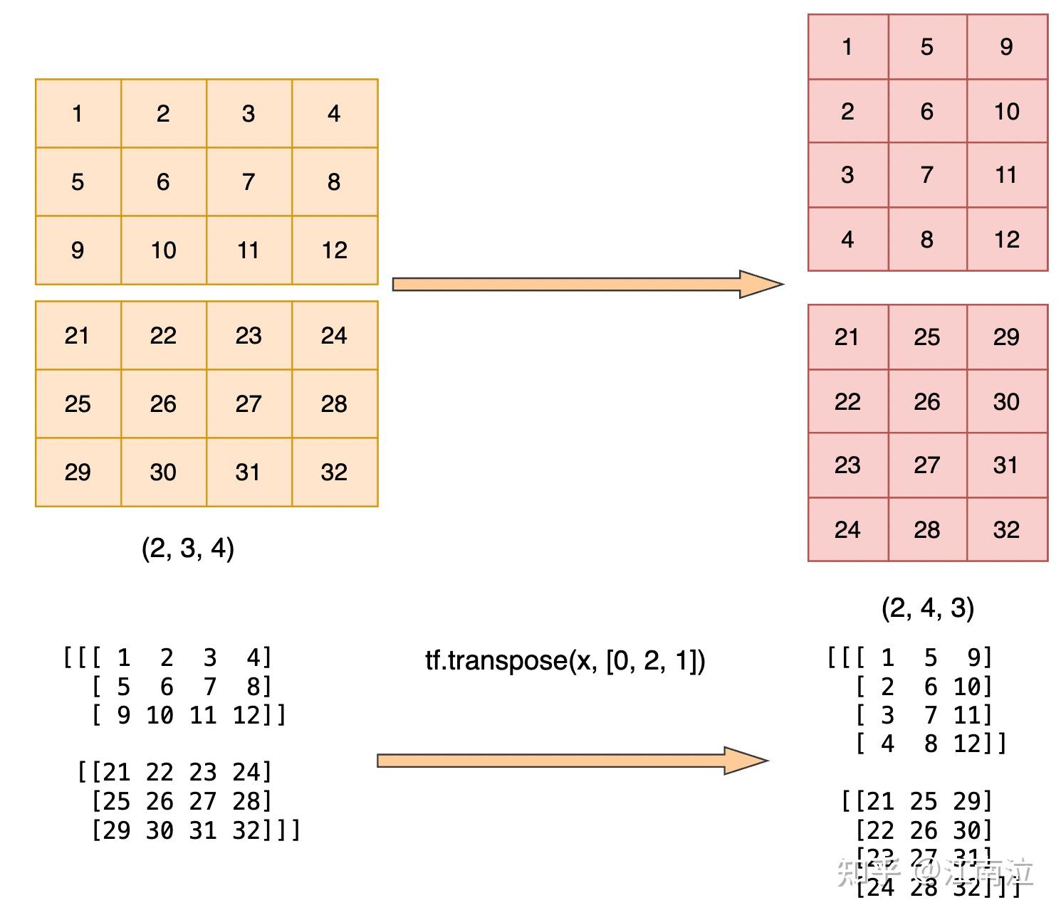 tf.transpose - 知乎