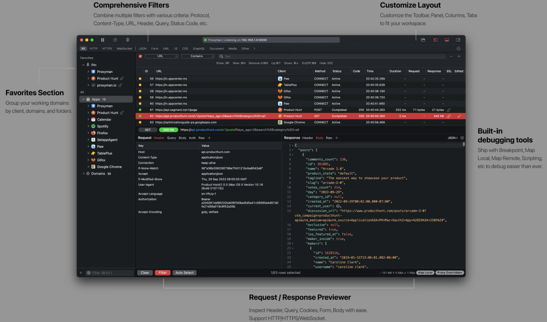 新款HTTP代理抓包工具Proxyman（界面美观、功能强大) - 知乎