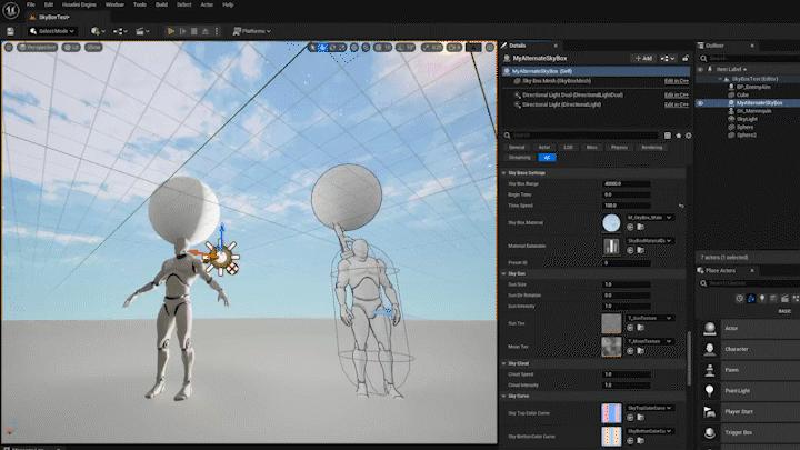 UE5-昼夜交替天空球SkyBox - 知乎