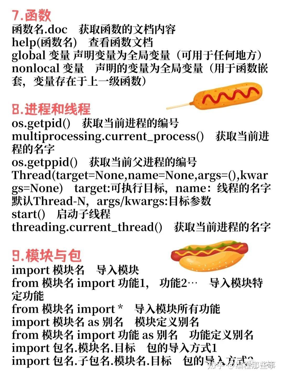 Python程序员必须吃透的100个函数，建议收藏！ 知乎 2206