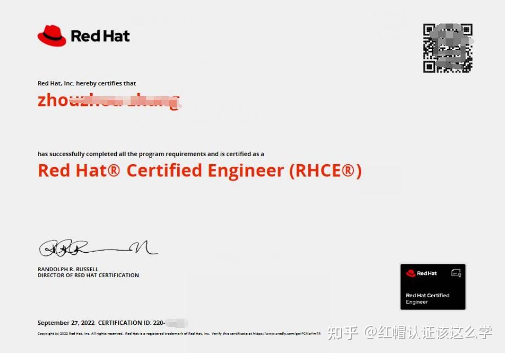 【重要通知】2022年红帽认证证书下载有新变化 - 知乎