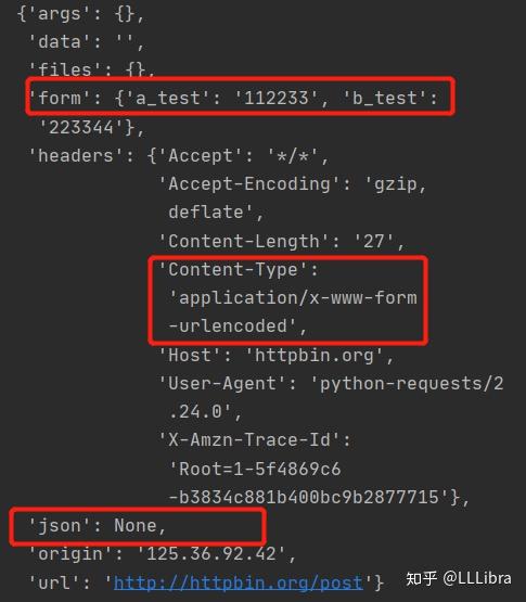 requests中post参数data和json区别 - 知乎