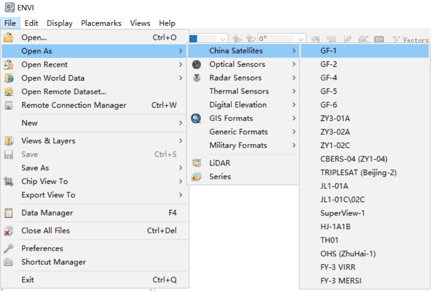 【ENVI精讲】处理专题二：高分一号/二号WFV数据处理 - 知乎