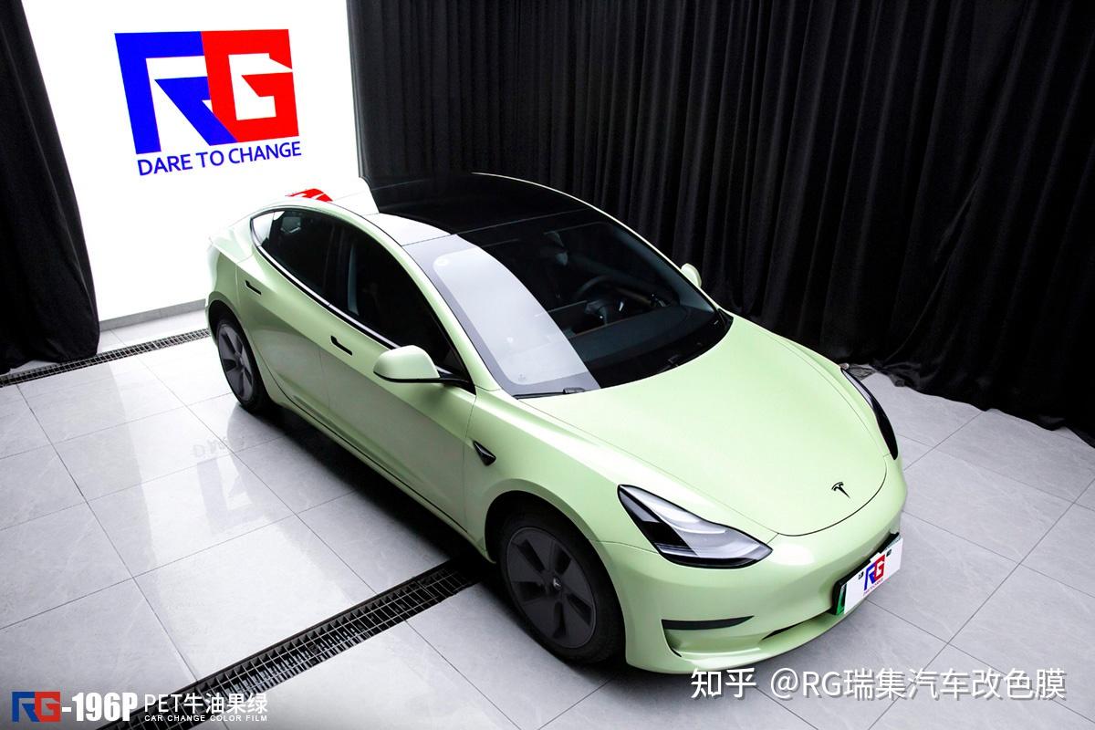 特斯拉model 3贴什么颜色最合适——车身改色贴膜 - 知乎