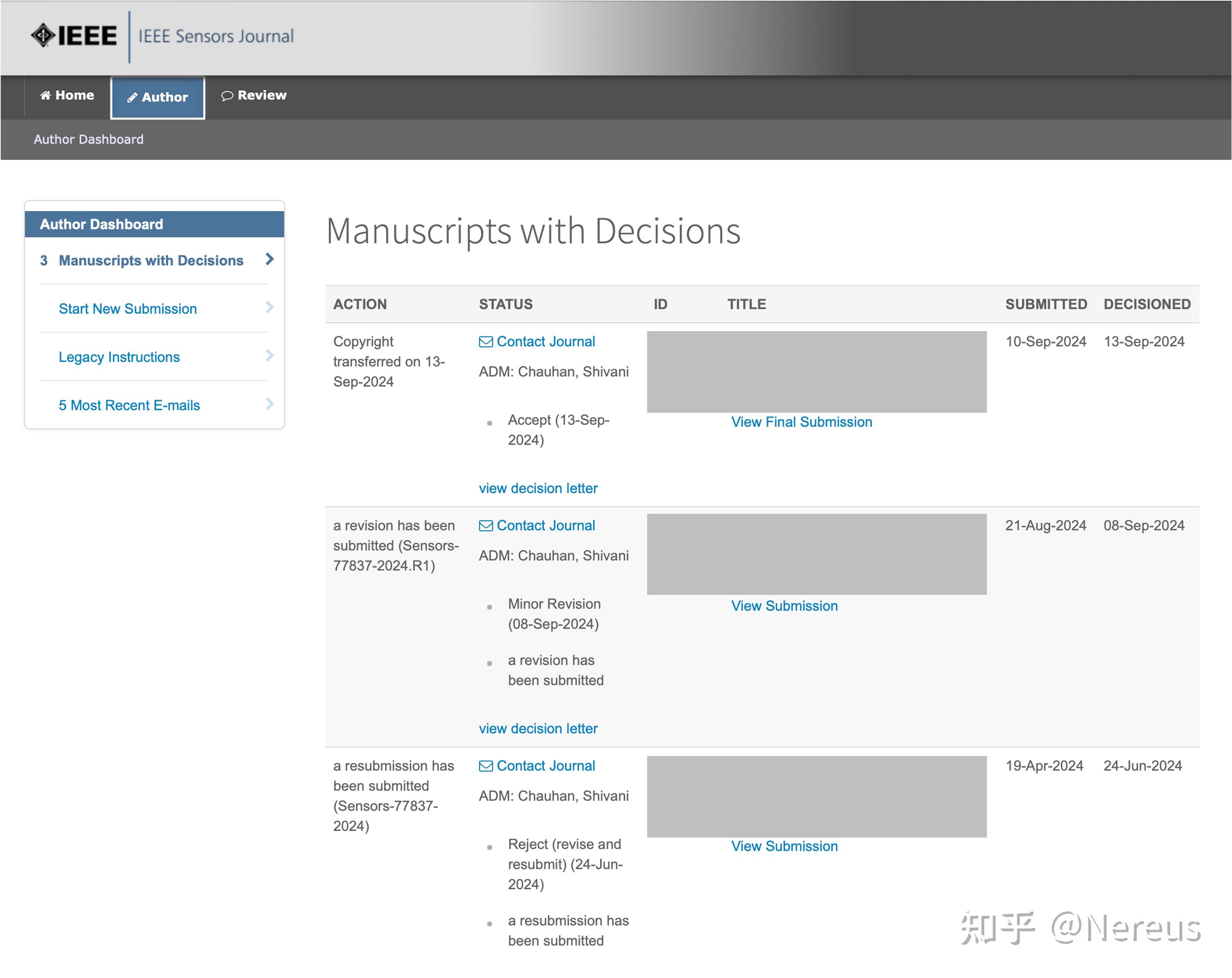 IEEE Sensors Journal投稿记录及投稿经验 - 知乎