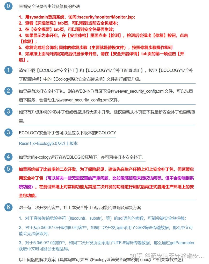 【已复现】泛微E-Cology SQL注入漏洞安全风险通告 - 知乎
