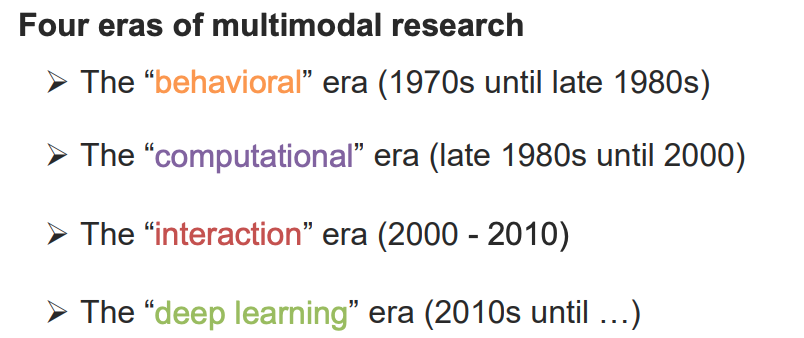多模态学习综述(MultiModal Learning) - 知乎