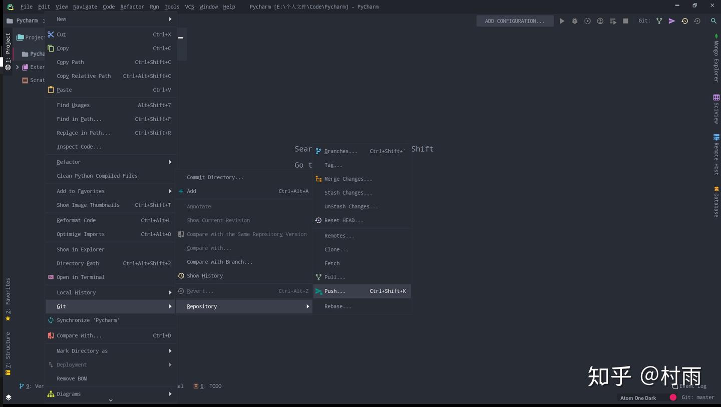 使用Pycharm连接Github并上传项目 - 知乎