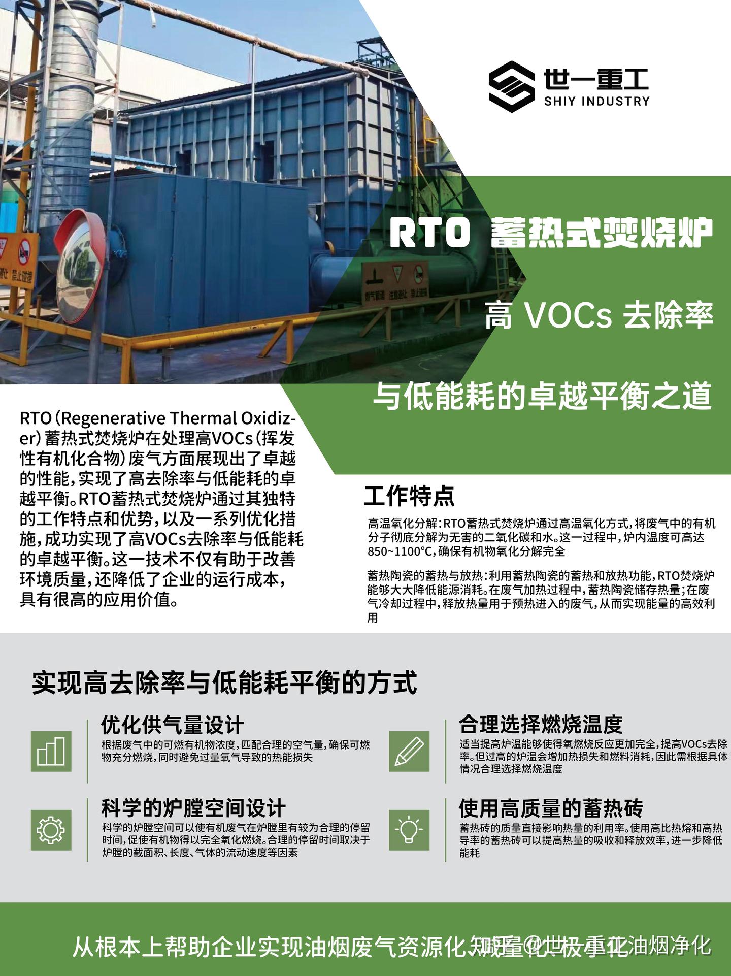 RTO蓄热式焚烧炉 高VOCs去除率与低能耗平衡之道 - 知乎