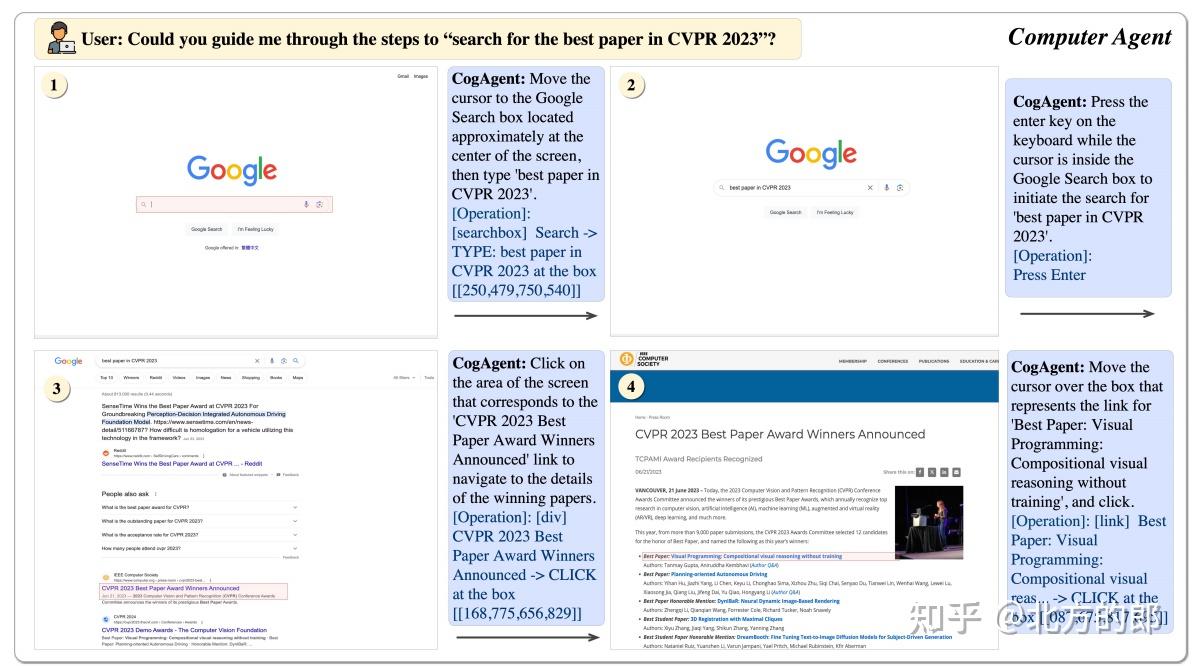 专注于程序界面的LLM，CogAgent：一个用于GUI Agent的视觉语言模型 - 知乎