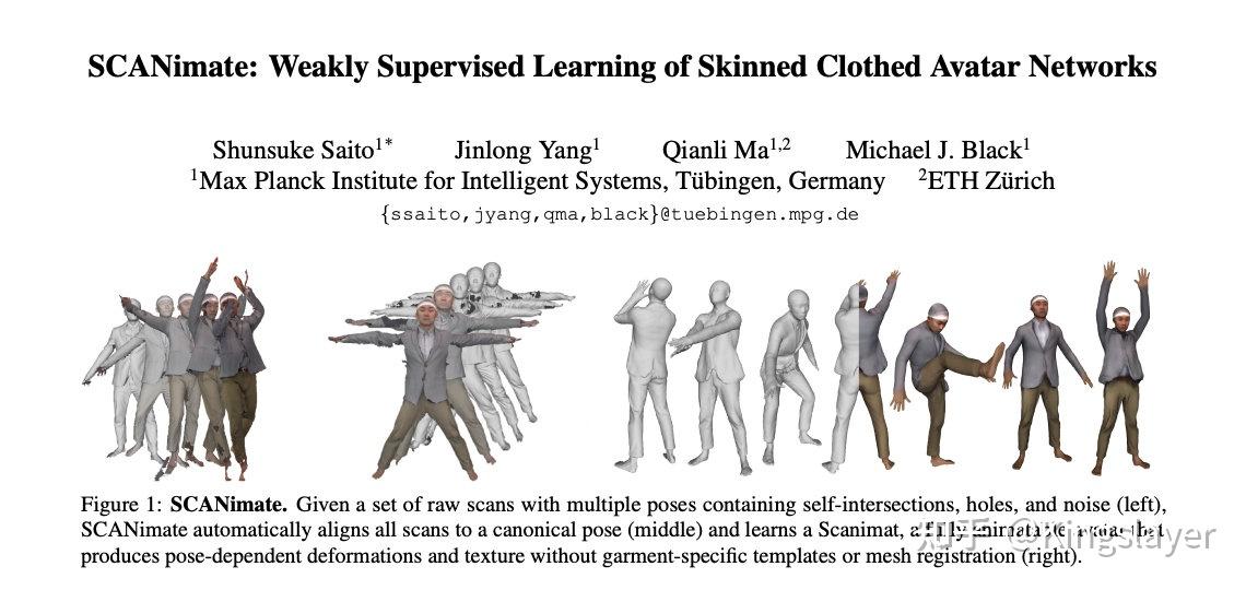 CVPR2021 | SCANimate介绍 - 知乎
