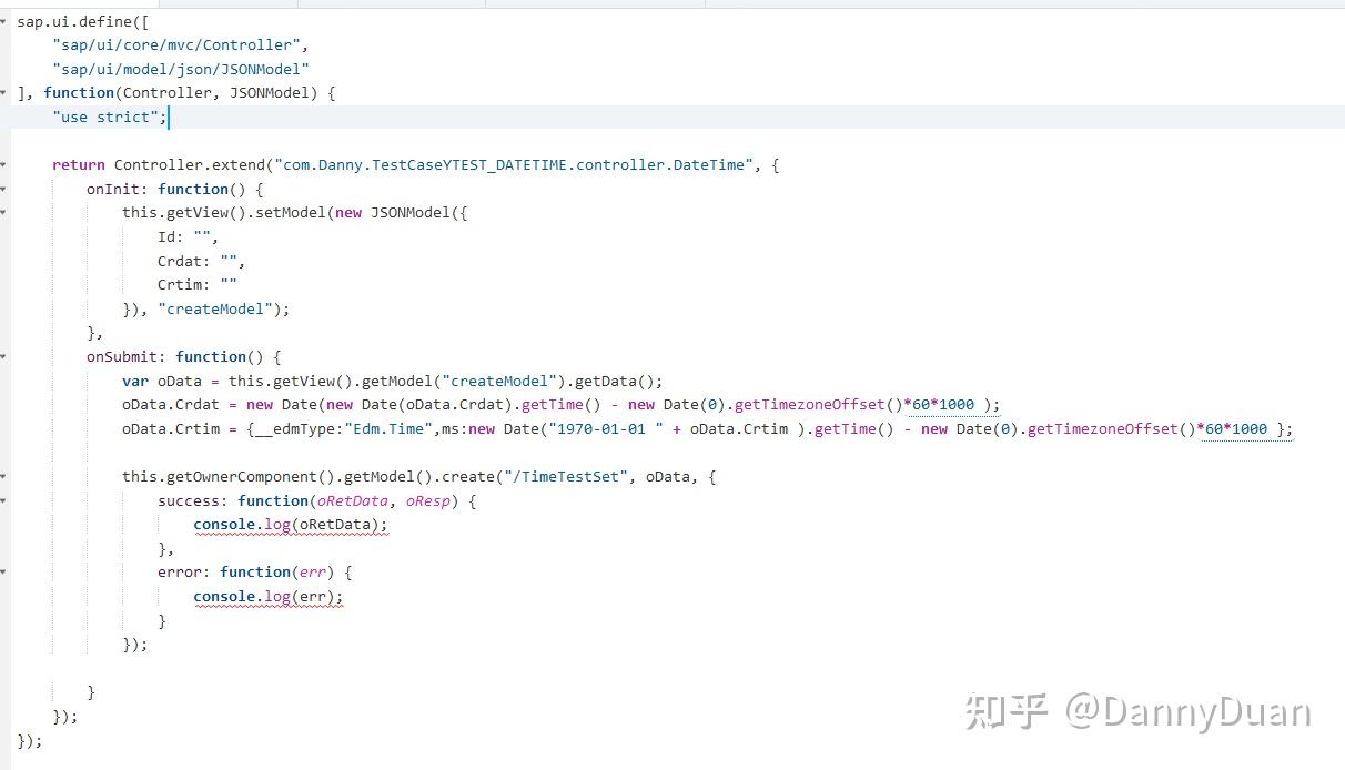 Fiori调用ODATA日期/时间格式处理 - 知乎