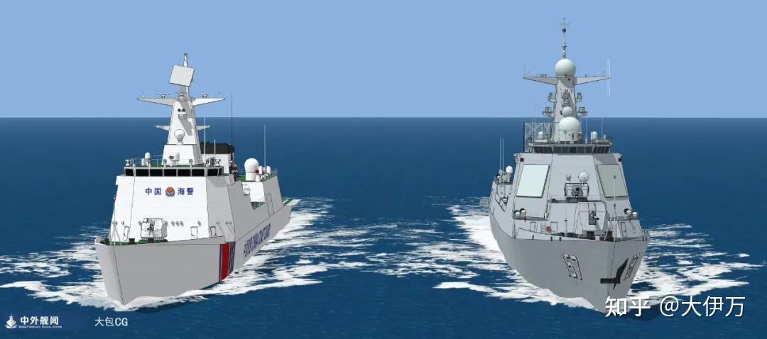 终于来了！052D加入中国海警，7000吨级130毫米舰炮？ - 知乎